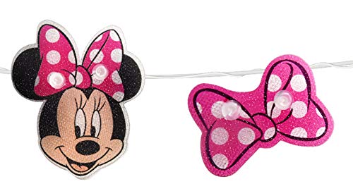 Disney Minnie Mouse 5 Piece String Lights - 5 Feet Long