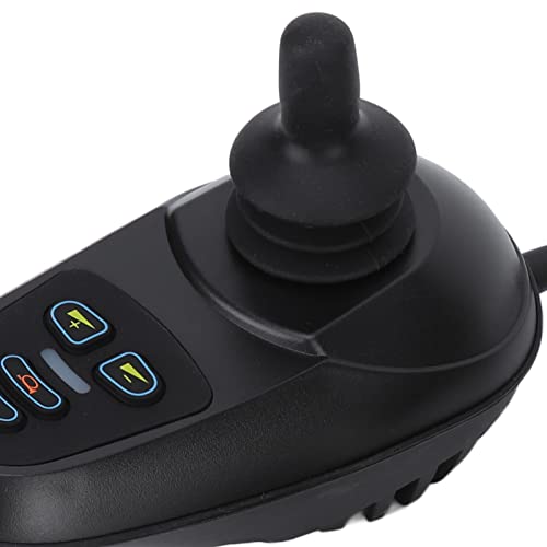 Emoshayoga Electric Wheelchair Joystick, Intelligent Precise Flexible Joystick Controller Universal 360° Free Steering for Power Chair