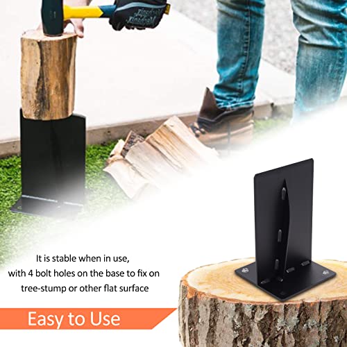 Hoqqf Kindling Splitter Firewood Cracker Hand Cutter for Campsite Home, Manual Log Cutter