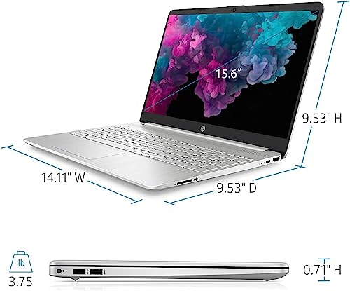 HP 15.6 Inch Touchscreen Laptop for Business, College Students, 11th Gen Intel Core i5-1155G7, Windows 11 Pro, 16GB RAM, 1TB SSD, Wi-Fi 5, Bluetooth, Long Battery Life, Silver, PCM