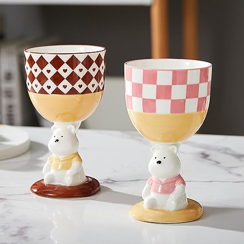 KALWEL,Dessert Cups,Trifle Bowl,Ice Cream Bowls,Footed Bowl,Dessert Shooter Cups,Mini Dessert Cup,Vasitos Para Postres,Sundae Snack Cup With Foot For Farmhouse Holiday Parties