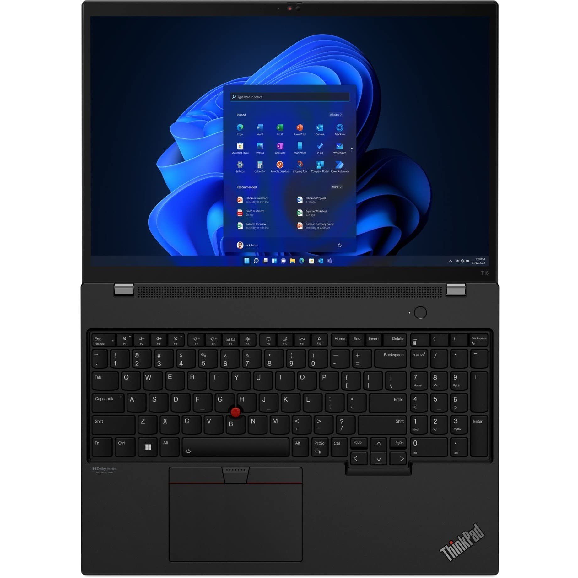 Lenovo 2023 ThinkPad T16 16" WUXGA 300nits Business Laptop, 12th Gen Intel 12-Core i7-1260P, 40GB DDR4 RAM, 1TB PCIe SSD, WiFi 6, Bluetooth 5.1, Backlit Keyboard, Windows 11 Pro, BROAG HDMI Cable