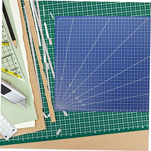 Didiseaon Cutting Mat Quilting Cutting Mats Double-sided Cutting Pads Cutting Mat 24 x 36 Rotary Cutter and Mat Cutting Board Pp Cutting Pads Craft Cutting Mat Double Sided Blue Pp A3 Table