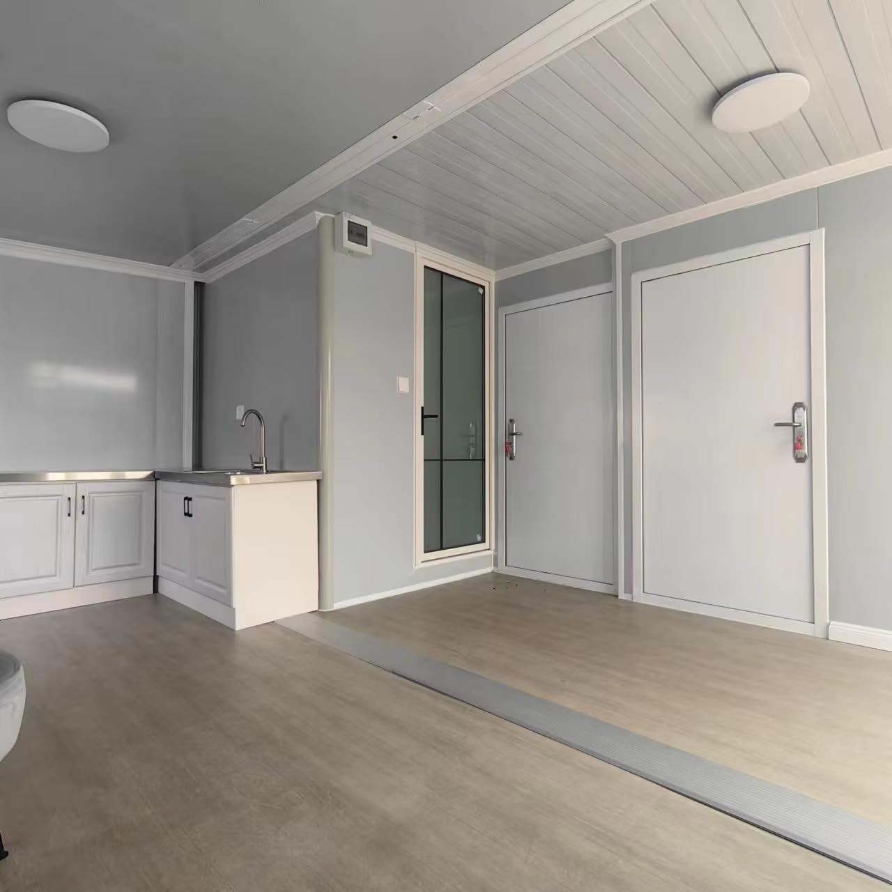 Miniature Modular Home, Lightweight Prefab House, Portable Tiny House, Micro Living Unit, 20ft 30ft 40ft for Garden Studios, Guest Houses, Mobile Clinics, Outdoor Events, Eco-Tourism Lodges