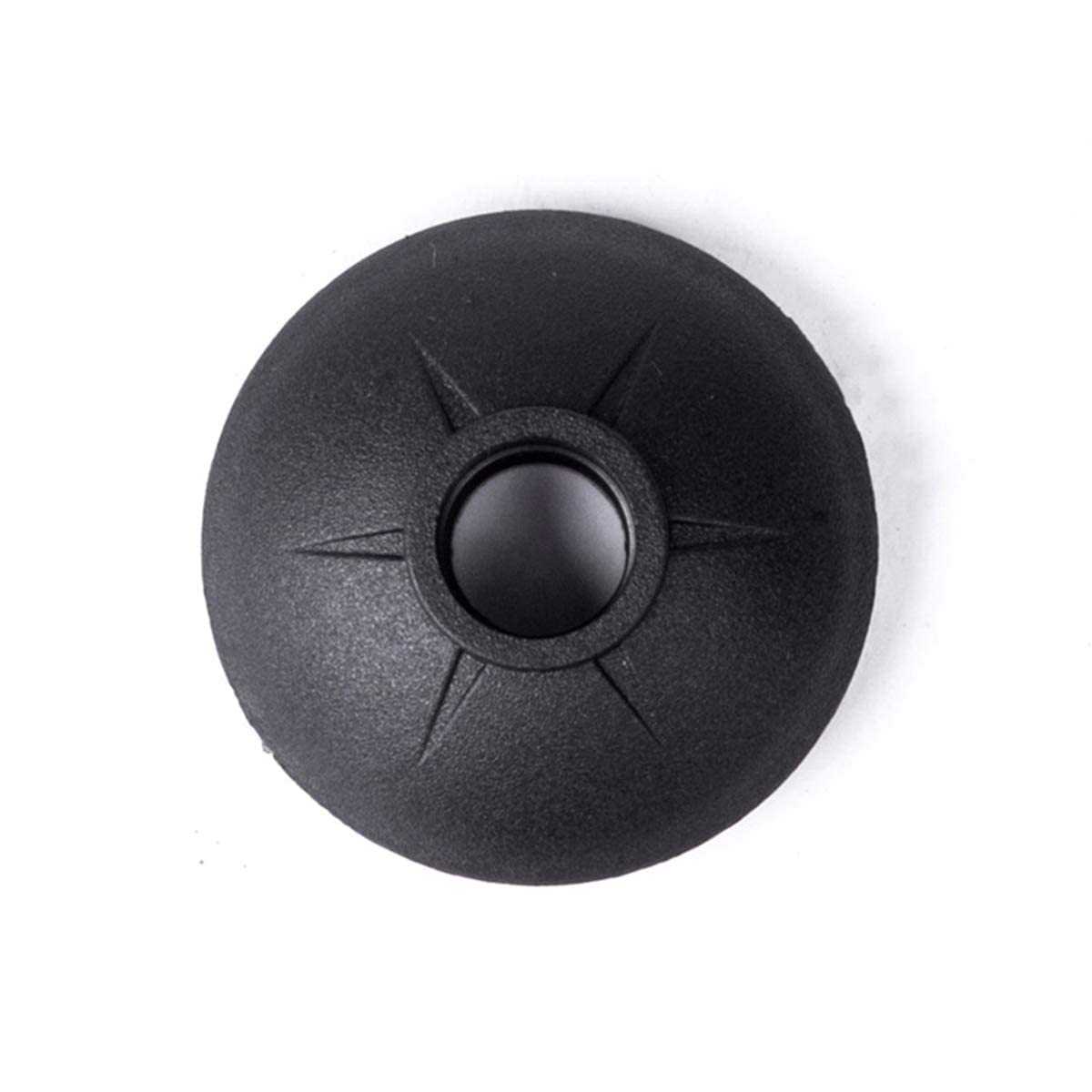 Diooid Hiking Pole Tips Extra Thick and Wear Resisting Trekking Pole Tips Replacement Pole Rubber Tip Protectors Fits Most Standard Hiking Poles with 11mm Hole Diameter Black