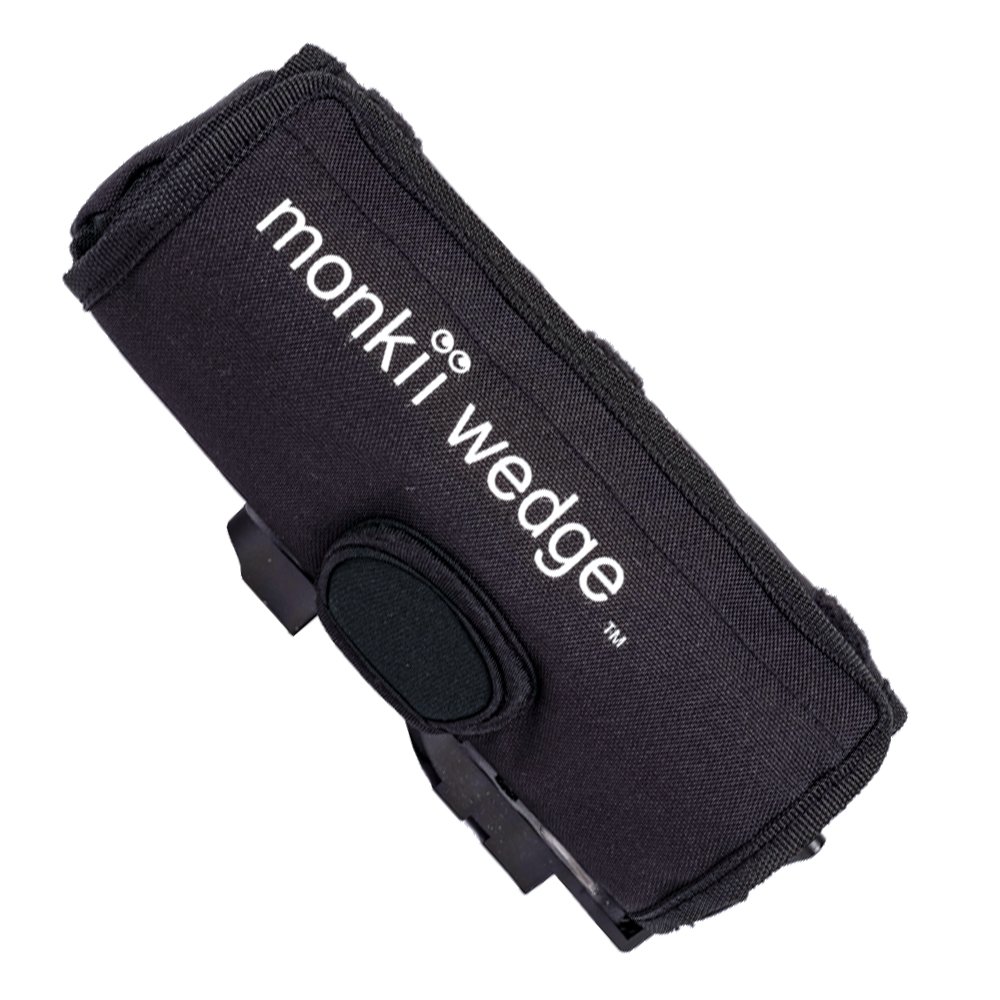 dom Monkii Wedge V - Water Repellent Bike Frame Tool Bag for Cycling, Black