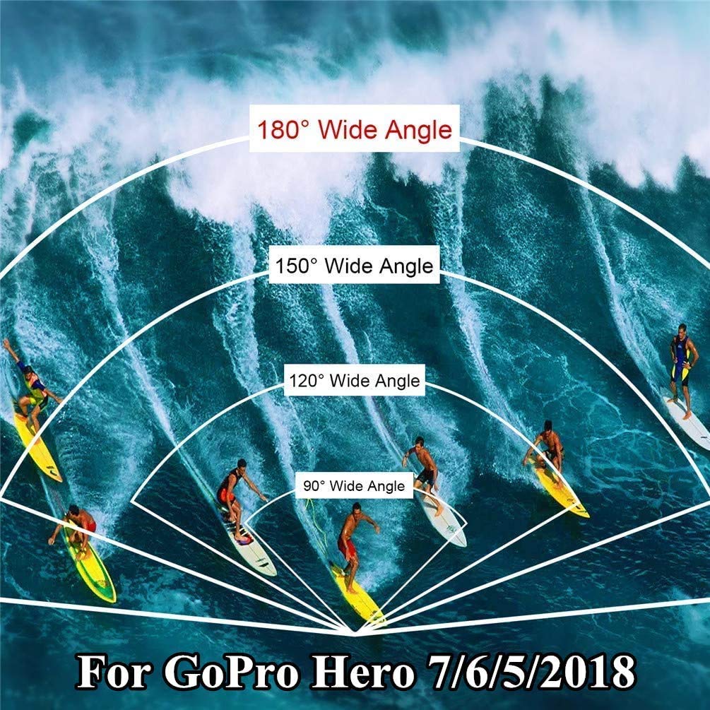 Dome Port for GoPro Hero 7 6 5 Black Underwater Photography Housings Dive Case Waterproof Camera Lens Cover Protector with Trigger Floating Hand Grip Accessories for Go Pro 7 6 5
