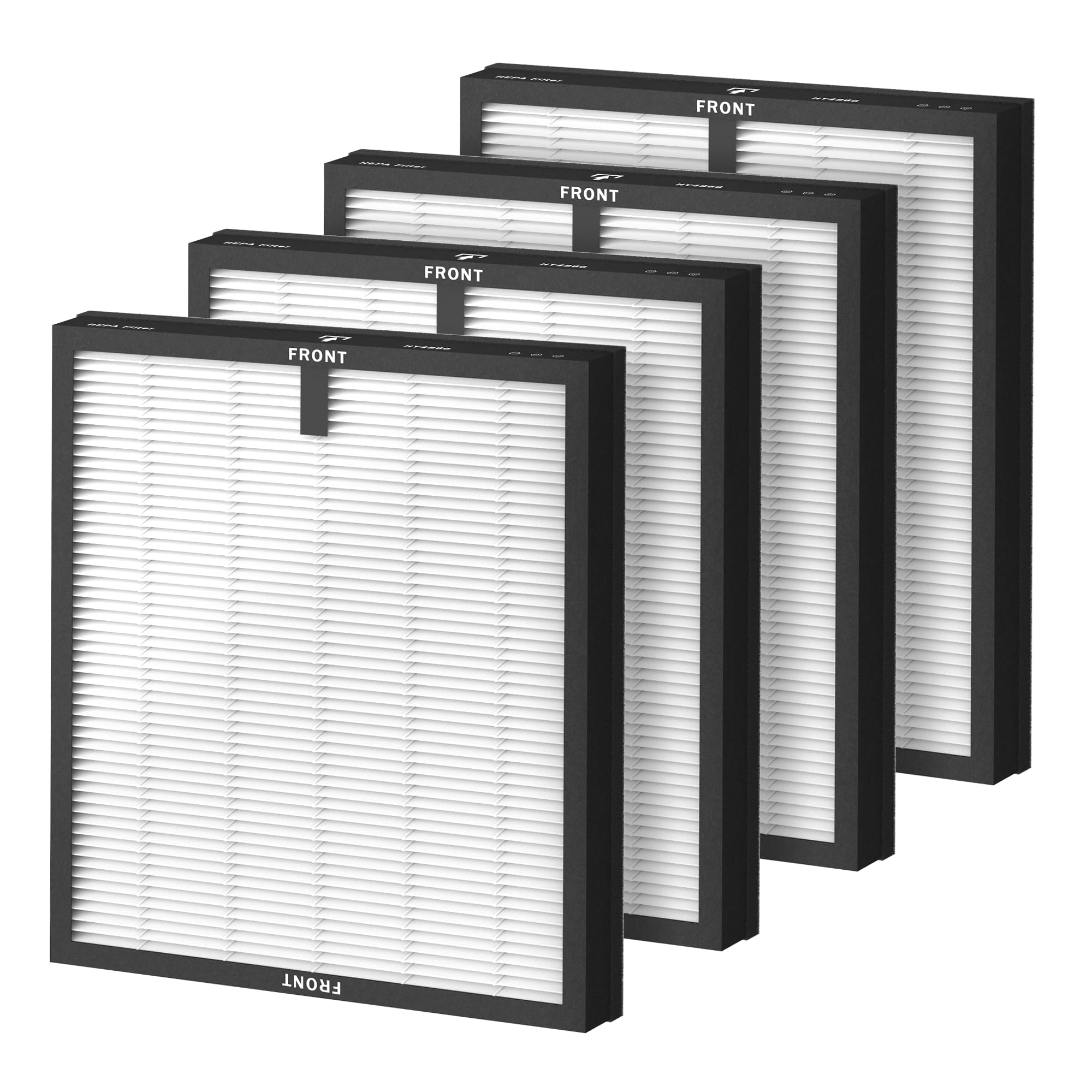 HY4866 True HEPA Air Purifier Replacement Filter Compatible with MORENTO HY4866 Air Purifier And YIOU M1 Air Cleaner, 4 Pack