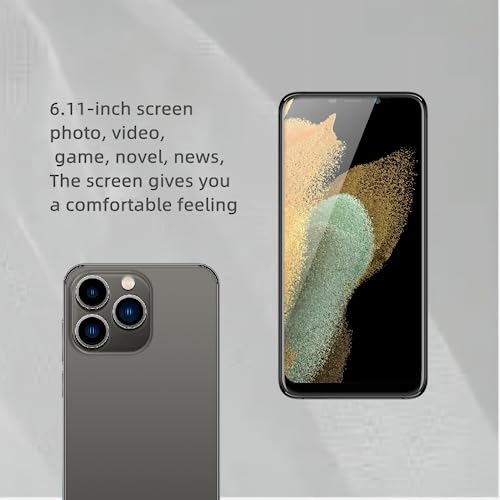 zsddzzy 6.11 inch Screen,E66,Unlocked Cell Phone,Dual SIM Card,1GB RAM,16GB ROM,Only Supports SIM Card Frequency Band of 3GWCDMA:850MHZ/2100MHZ,Android Smartphone(Black)