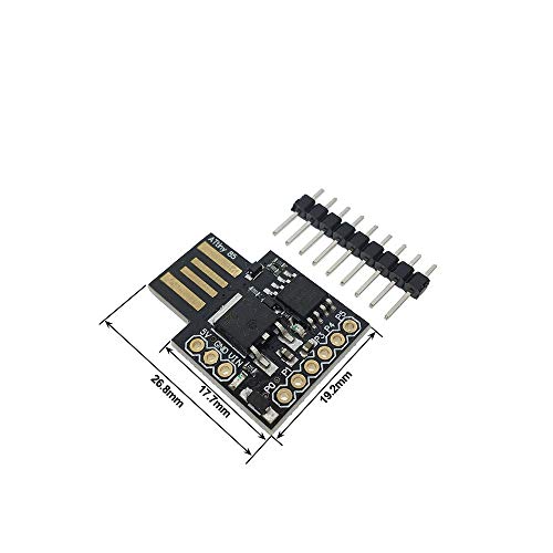 Digispark Kickstarter Micro Development Board ATTINY85 Module for IIC I2C USB,Black