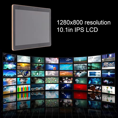 Heayzoki for Android 9.0 HD Tablet,4G Dual Card Dual Standby Calling Tablet,MT6753 Octa Core CPU,RAM 4GB ROM 64GB Tablet,2 Million PX Front Camera, 5 Million PX Rear Camera((US Plug))