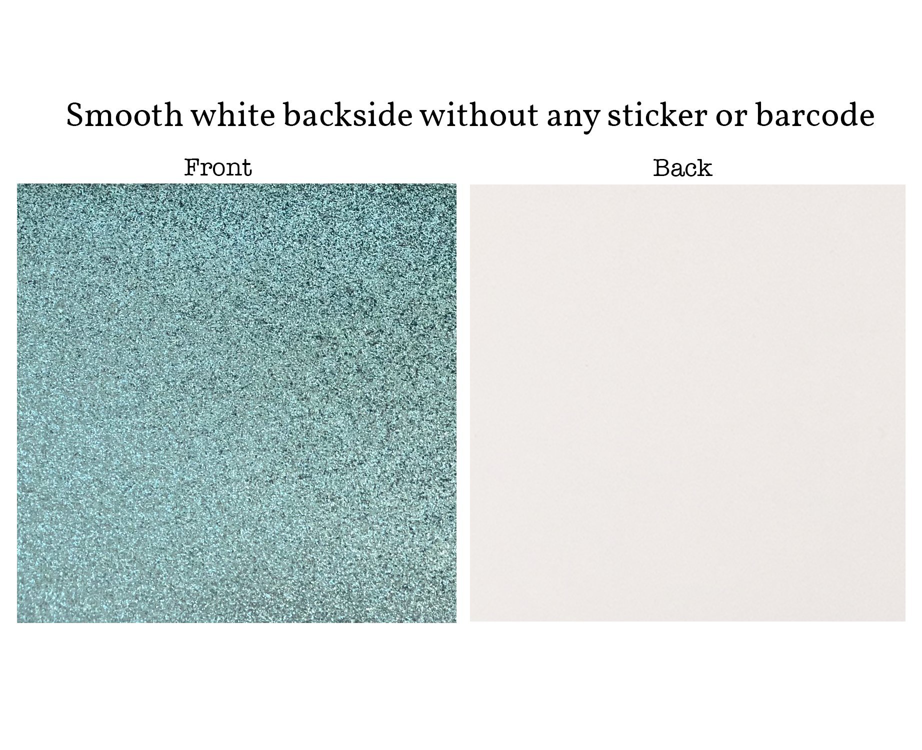 Crafasso 12" x 12" 300gms Heavy & Premium Glitter cardstock, 15 Sheets, Steel Blue