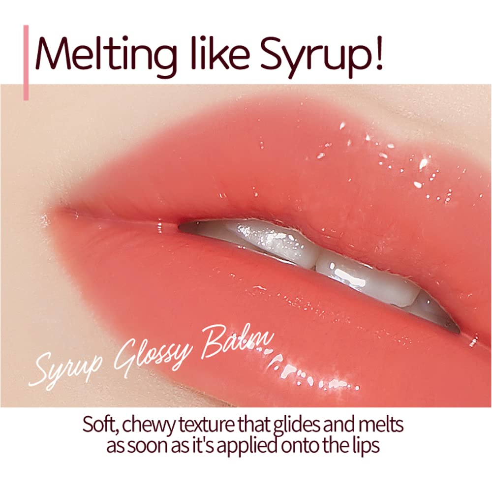 ETUDE Official Syrup Glossy Balm Lipstick Rosy Lavender 2.5 Grams (x1)