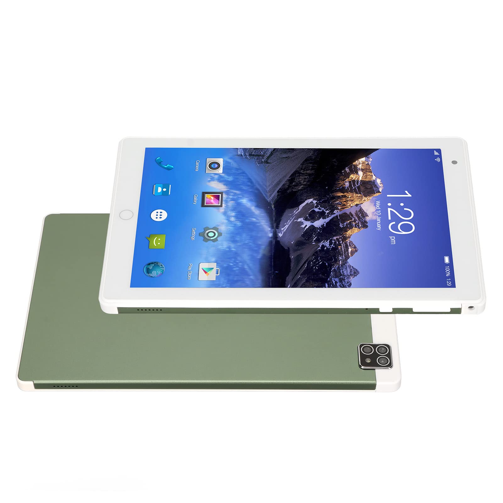 HD Call Tablet Anti Blue Green Light Maximum Support TF Card Support 128G 4GB RAM 64GB ROM for 10.0 (US Plug)