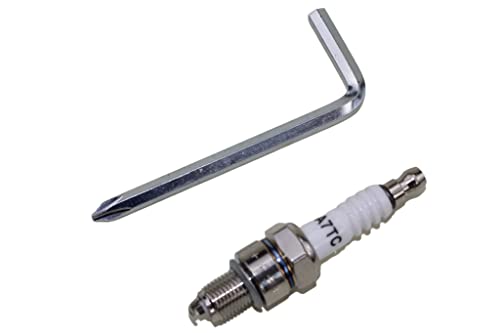 Trkimal Ignition Switch Key 3 Function Left Starter Switch + Spark Plug Assembly for 50cc 70cc 90cc 110cc 125cc 150cc TaoTao SUNL Chinese ATV Quad 4 Wheeler Apollo Dirt Bike Scooter Parts
