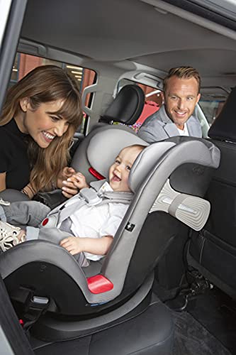Cybex Eternis S, All-in-One Convertible Car Seat, 12-Position Height-Adjustable Reclining Headrest, Side Impact Protection, Manhattan Grey, 120 lb