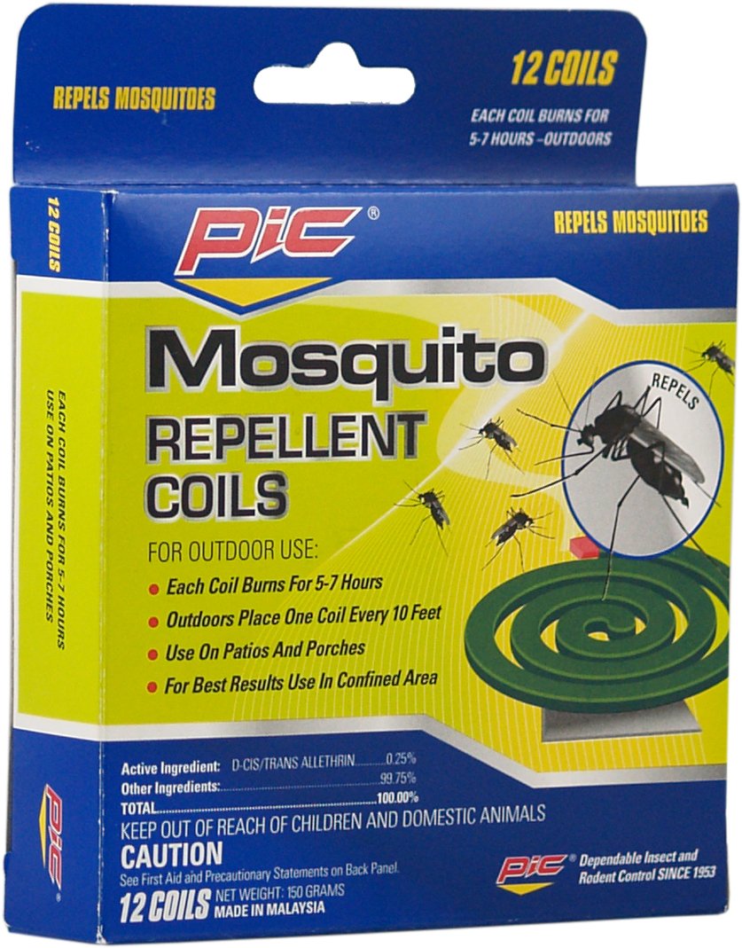 PIC C-12-12INN Mosquito Repellent Coil, 12-Pack