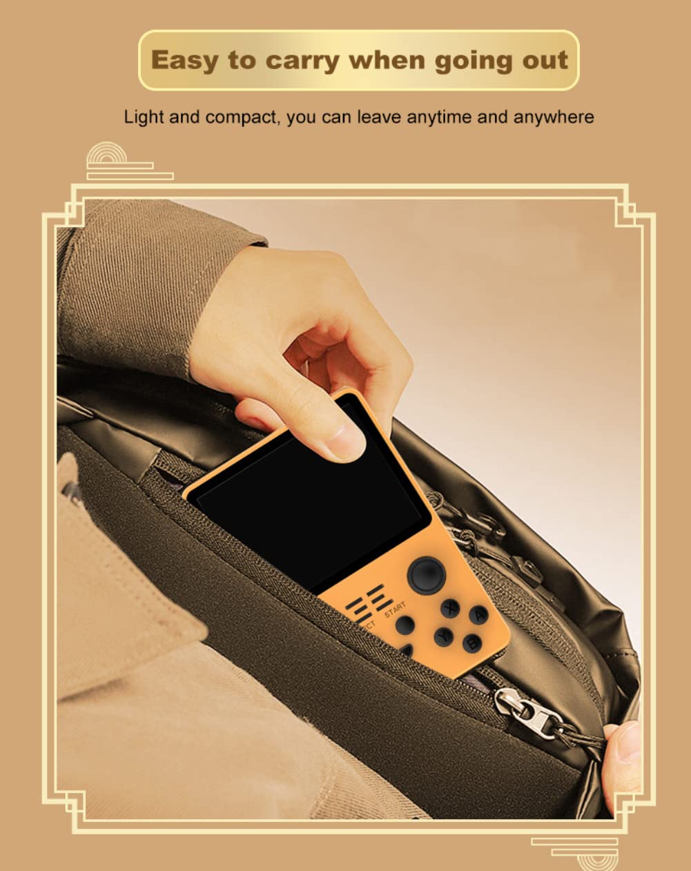 EQUITARE Powkiddy RGB20S Handheld Game Console, 3.5 Inch IPS Screen Game Player, Portable Handheld Nostalgic Arcade Retro Game Machine, Open Source Game Player for Kids Adults