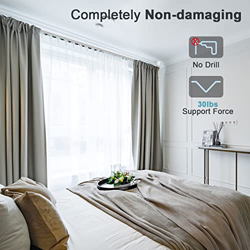 HOSKO Curtain Divider Stand - 48 to 72 inches Expandable Room Divider,Damage Free Freestanding Vertical Tension Stand