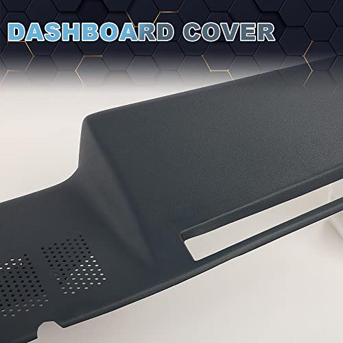 PIT66 Dash Cover Compatible with 1981-1991 GMC Chevy Trucks Dashboard Cover Dark Blue