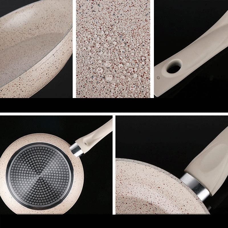 DHTDVD Aluminum Alloy Pancake Pan Nonstick Frying Pan Omelet Stew Pan Cooking Steak Pan Coating