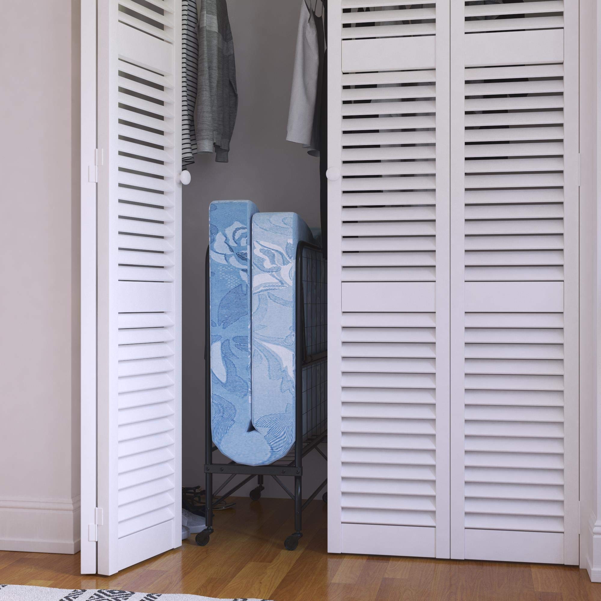 DHP Folding Metal Guest Bed with 5" Mattress