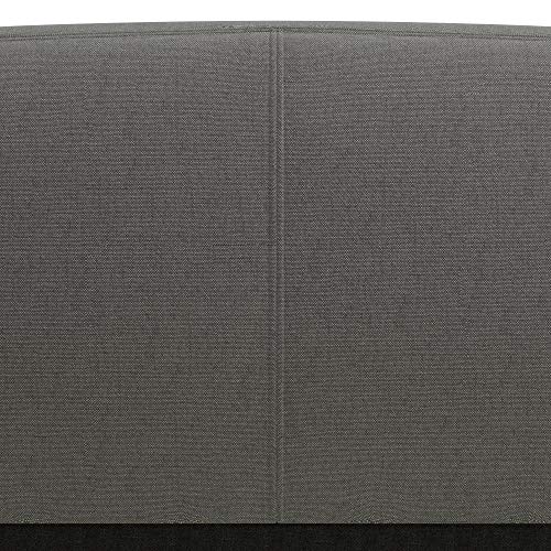 DHP Halle Upholstered Daybed and Trundle, Sofa Bed Fits Twin Size Mattress of 6-Inches (Not Included), Gray
