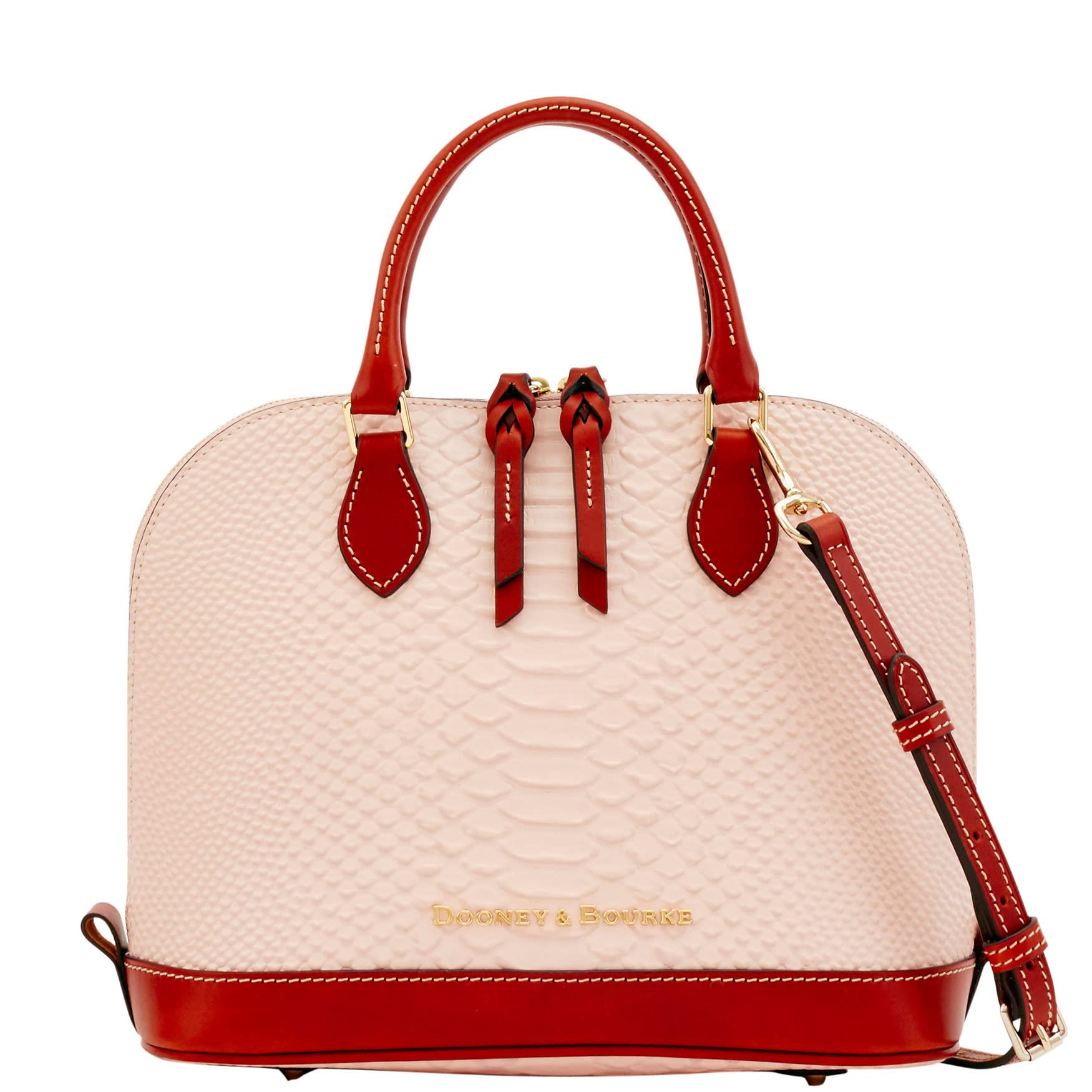 Dooney & Bourke Handbag, Caldwell Zip Zip Satchel - Blush