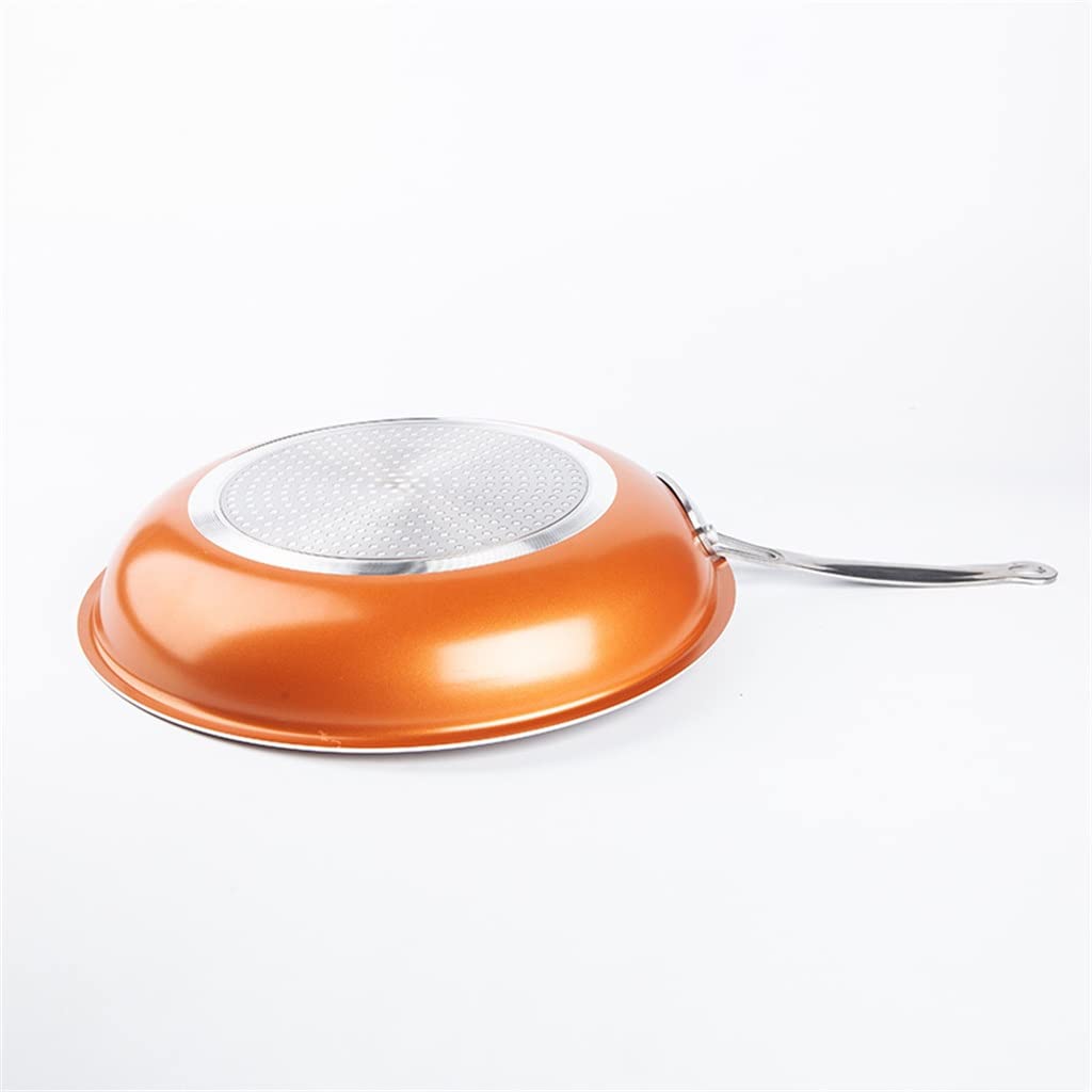 DHTDVD Nonstick Stir Frying Pan with Ceramic Coating Pancake Maker Cake Maker Home Frying Pan (Color : D, Size : 24cm)