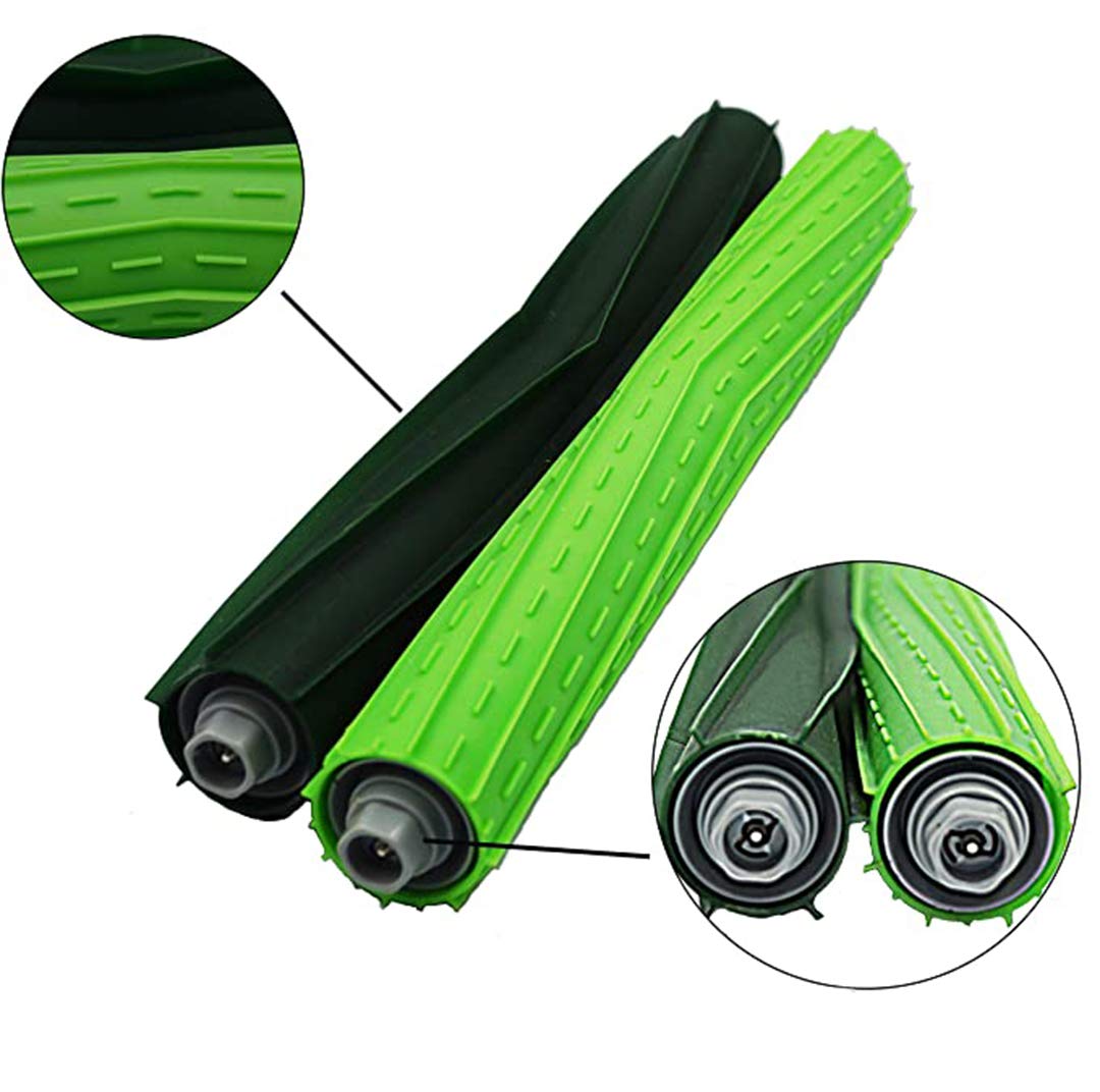 DLD Replacement Parts Compatible with for iRobot Roomba s9 (9150) s9+ s9 Plus (9550) S Series Wi-Fi Robot Vacuum Cleaner (1 Set of Multi-Surface Rubber Brushes +4 Filters + 4 Side Brushes)