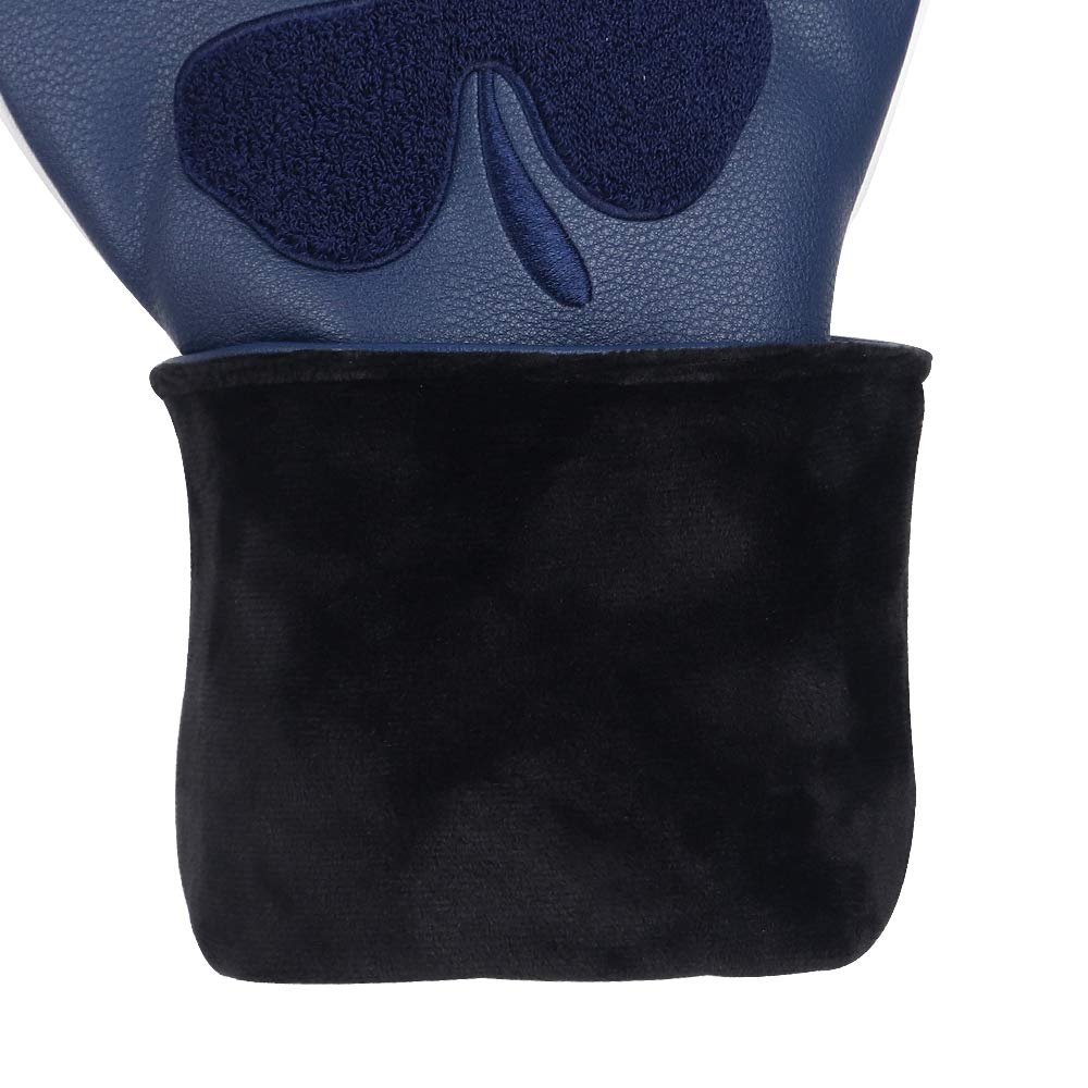 Craftsman Golf Lucky Clover Blue Golf Driver Fairway Wood Hybrid Rescue Headcover Set Towel Embroidery (Driver Cover #1)