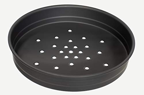 LloydPans Kitchenware USA Made Hard-Anodized 12 Inch Perforated Deep Dish Pizza Pan