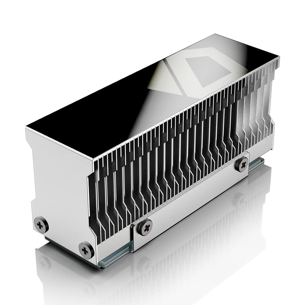 ID-COOLING M.2 2280 SSD Heatsink for M.2 SSD Hard Disk Aluminum Heat Sink for PC M.2 SSD Thermal Silicone Pad Included, Only for Single Sided 2280 Modules