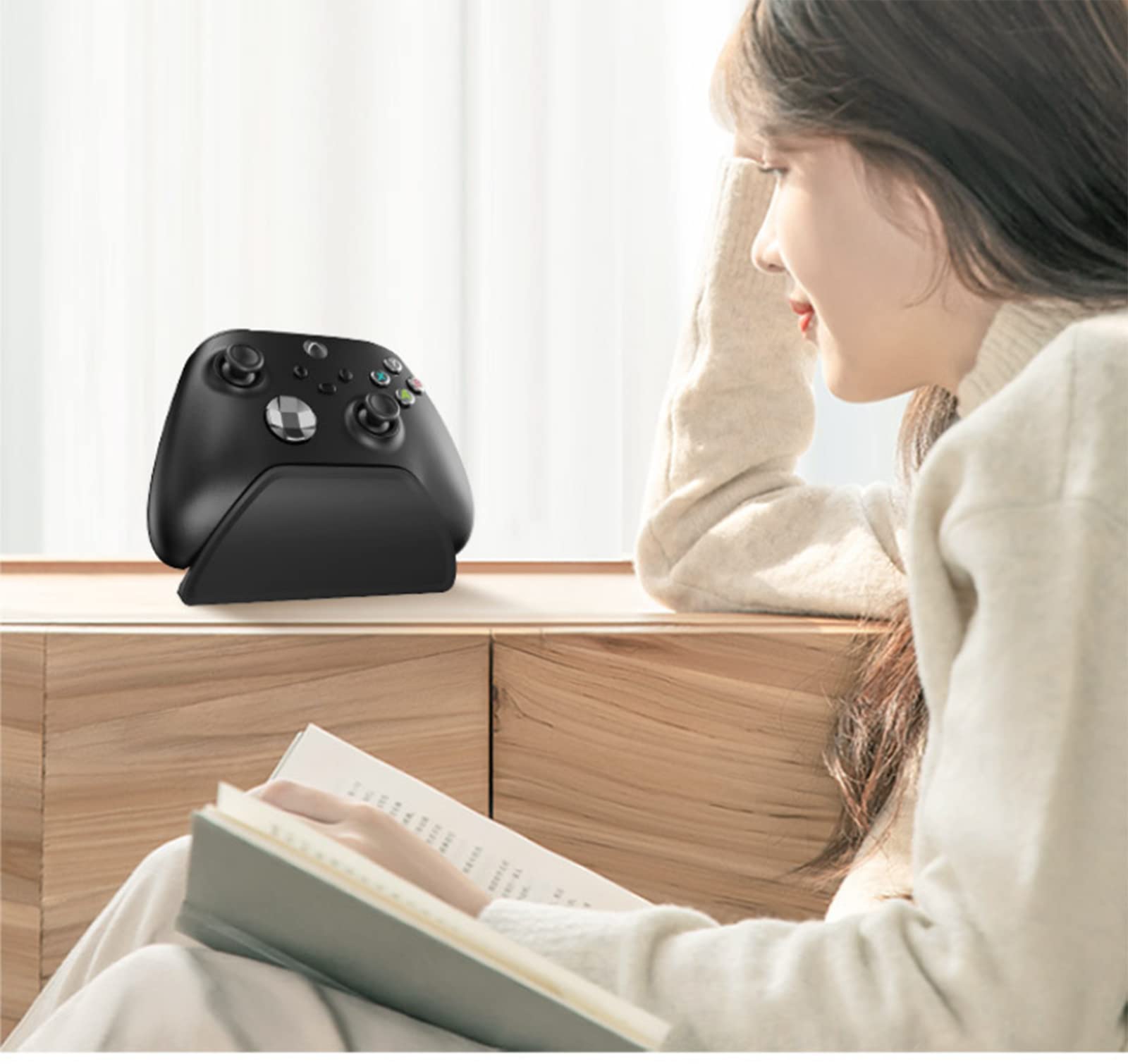 Game Controller Stand Holder Stand Mounts for xbox one XBOX ONE/ONE SLIM/ONE X/XBOX Series S X(white)