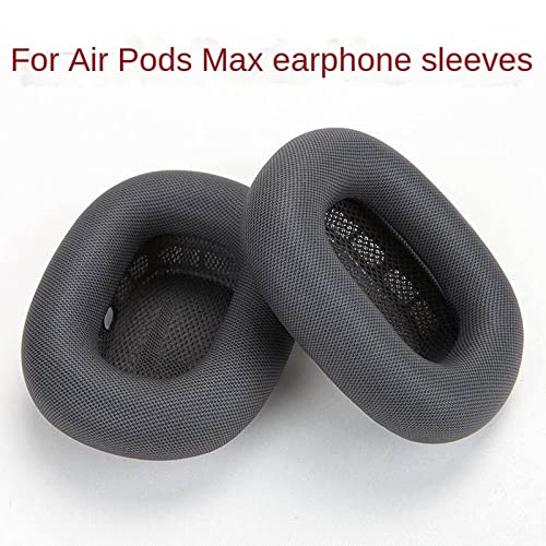 JFSPDFU (Grey) Replacement Headphone Earmuffs Apple Airpods Max Replacement Earpads Leather Earpads Headphone Memory Foam Covers Replacement Headphones Foam Earmuffs Headphone Accessories