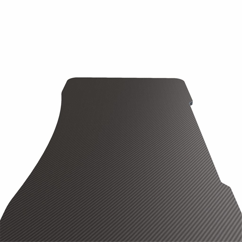 DHTDVD Gaming Desk, E-Sport Gamer Workstation with LED Lights & Large Carbon Fiber Surface, Ergonomic PC Gaming