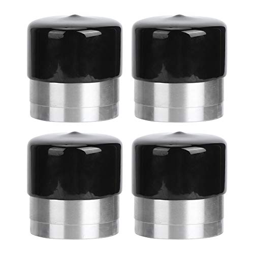Estink Trailer, Set of 4 Stainless Steel Wheel Hub Bearing Buddies Center Caps Protector with 1.98inch Diameter for Boat RV