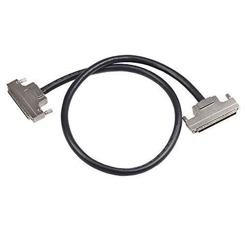 GZGMET SCSI Cable HPDB100 Cable HPDB 100 Pin Male to Male Cable Office Computer Connector (5 Meter)