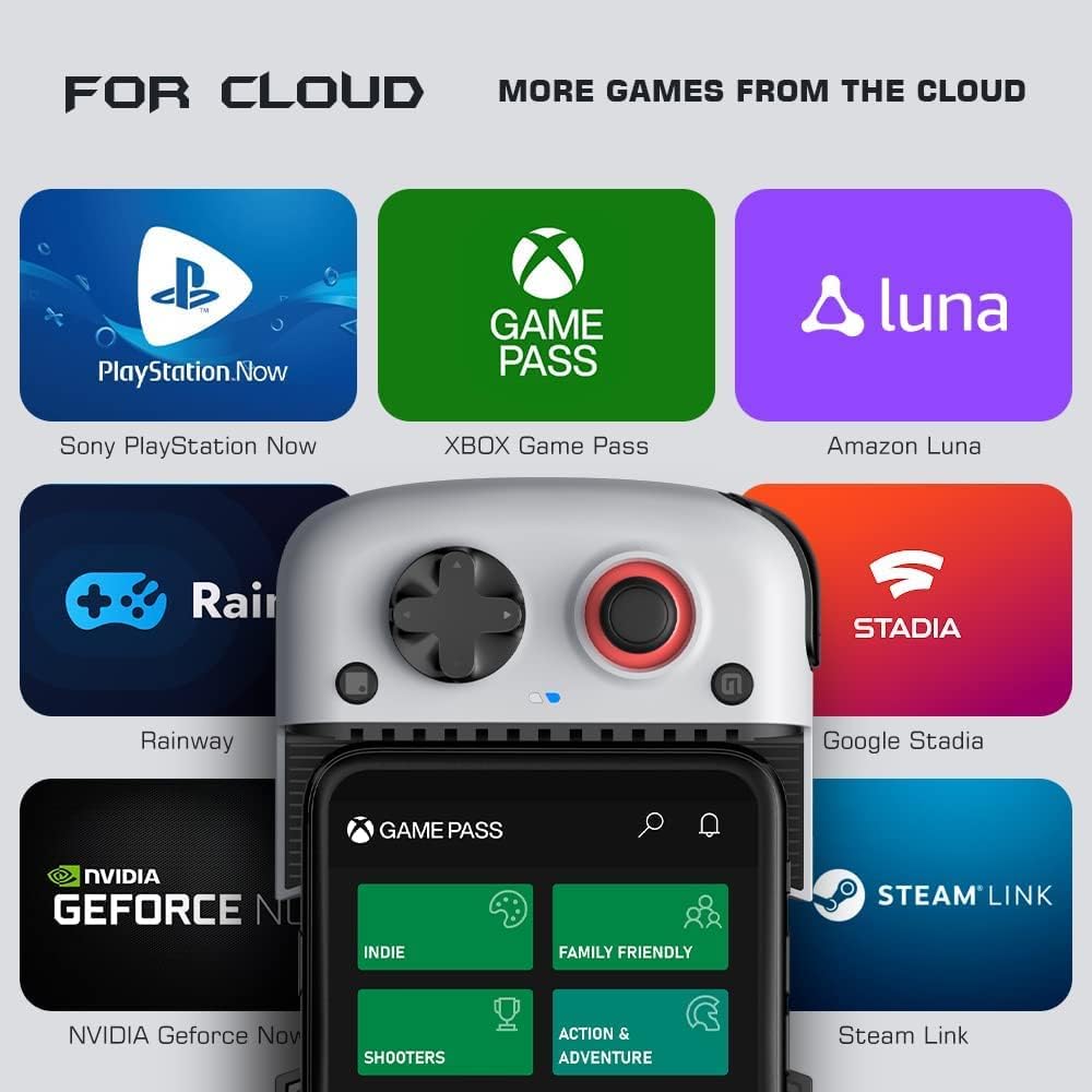 GameSir X3 Type-C Cooling Fan Android Controller with RGB Backlight, Zero Delay Mobile Controller with Magnetic&Detachable ABXY Buttons, D-Pads Support Cloudy Gaming, Stadia, Xbox Game Pass and More
