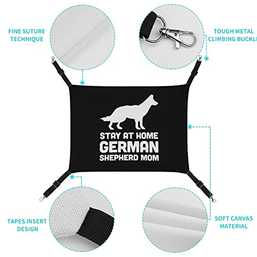 Stay at Home German Shepherd Mom Pet Hammock Comfortable Adjustable Hanging Bed for Small Animals Dogs Cats Hamster