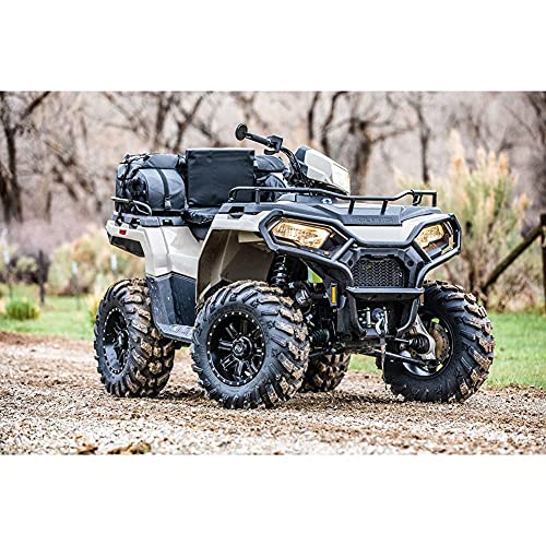 Tusk Terraform ATV/UTV Tire & Wheel Kit Front 25x8-12 - Rear 25x10-12 on 4/110 Tusk Cascade Wheels 4/110 12x7 5.0 + 2.0