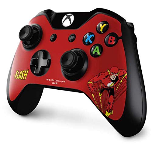 Skinit Decal Gaming Skin Compatible with Xbox One Controller - Officially Licensed Warner Bros Flash Portrait Design