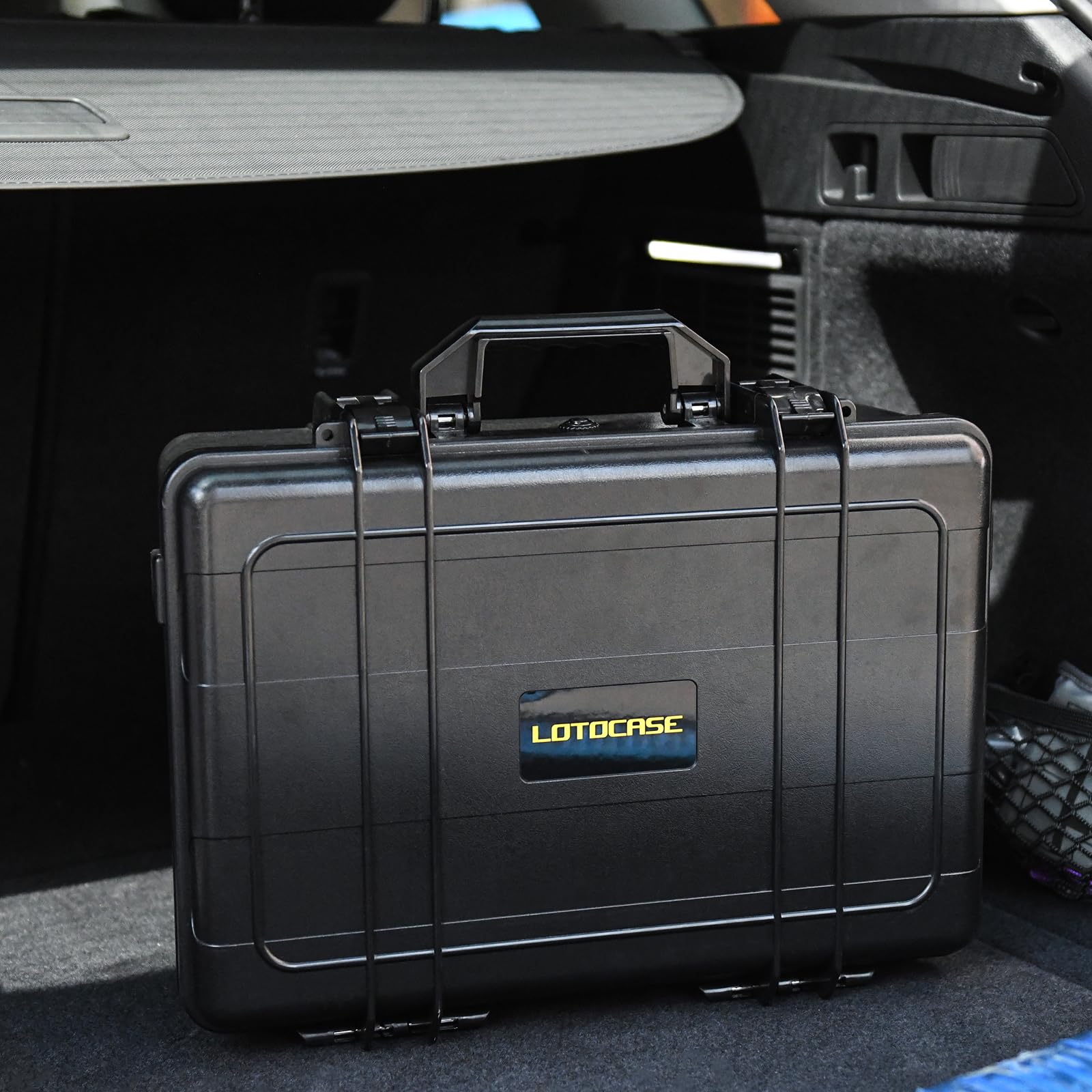 LOTOCASE Air Compressor Hard Case Compatible with DEWALT 20V MAX Tire Inflator DCC020IB, Air Pump Storage Carrying Bag for DEWALT DCC020IB Tools, with Pocket for Battery Pack and Charging ( CASE ONLY)