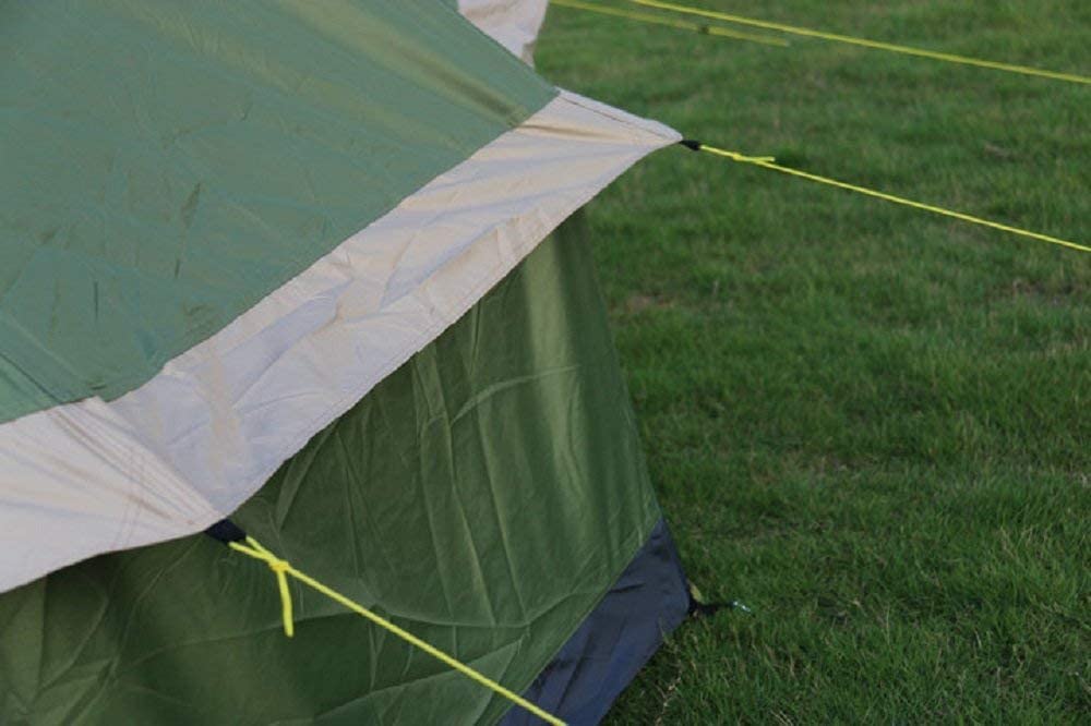 DANCHEL OUTDOOR 16.4ft Waterproof Backpacking Yurt Large Tents 8 Person Durable for Family Camping 30LB Light Weight Green