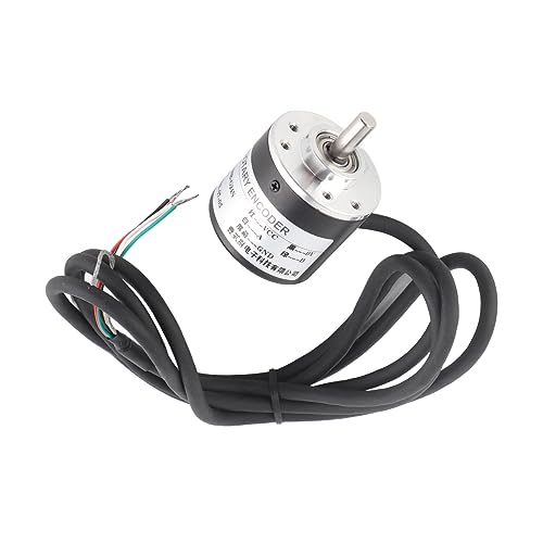Magnetoelectric Incremental Rotary Encoder Wide Voltage AB Two Phases Shaft 6mm 600P/R DC5V-24V