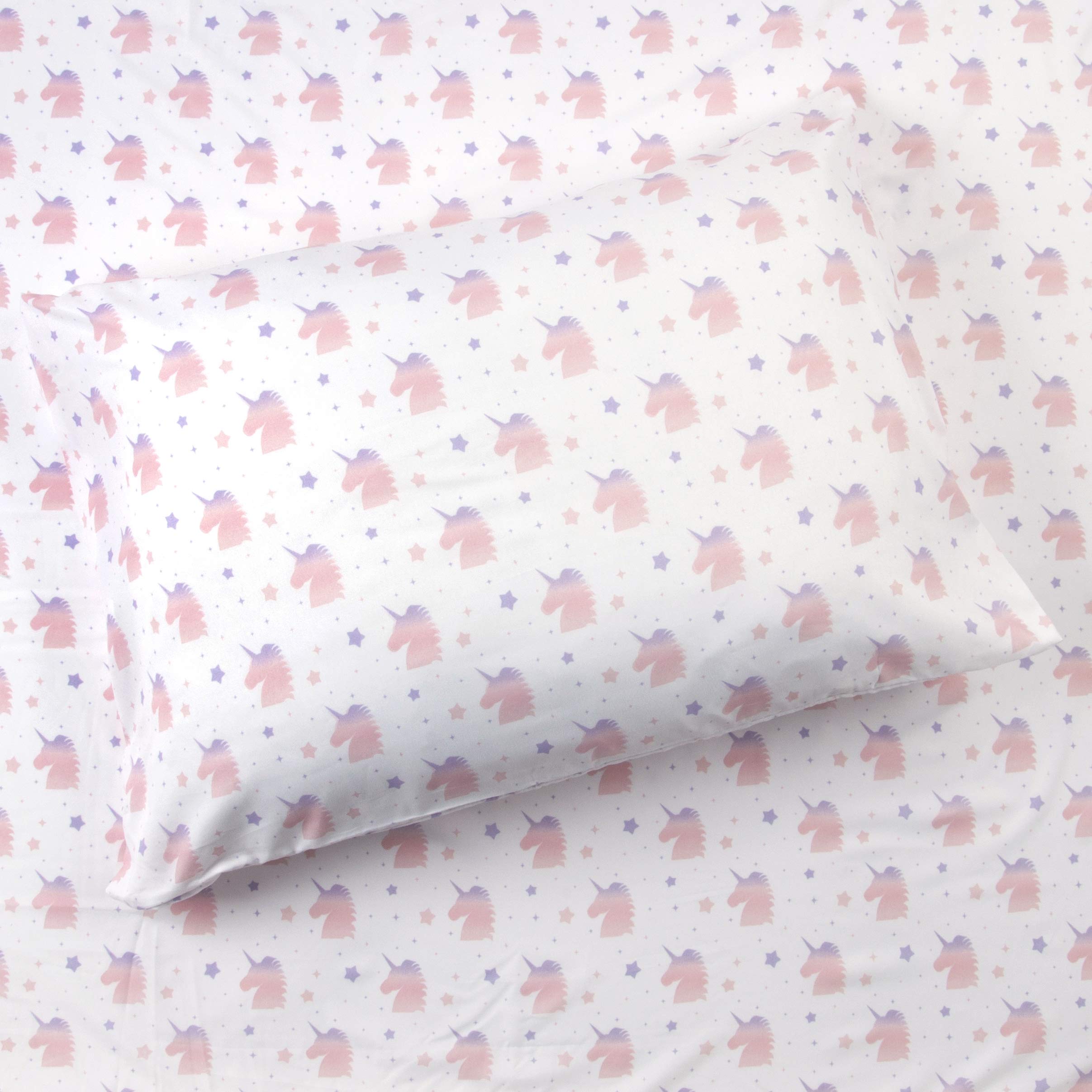 Sleeping Partners Kids 3PC Twin Size Sheet Set, Ombre Unicorn