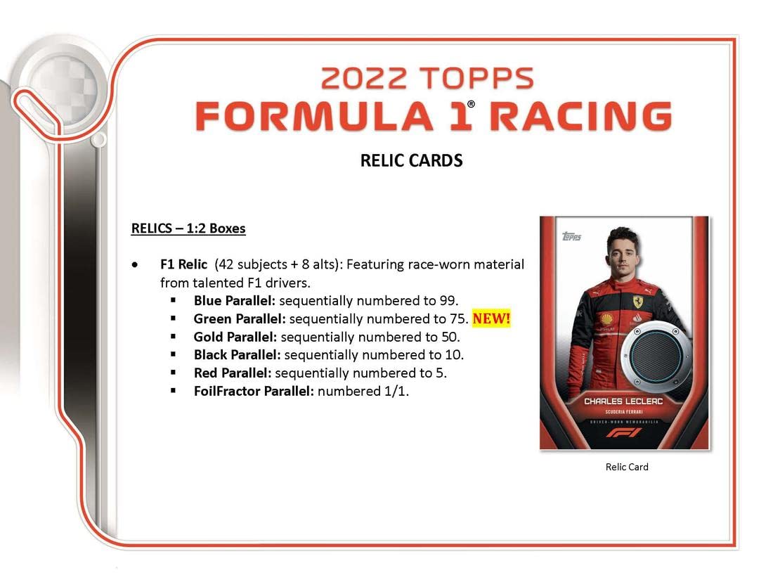 F1 2022 Topps Formula 1 Turbo Attax Cards - Box (24 Packs per Box) (10 Cards per Pack) (Total of 240 Cards)