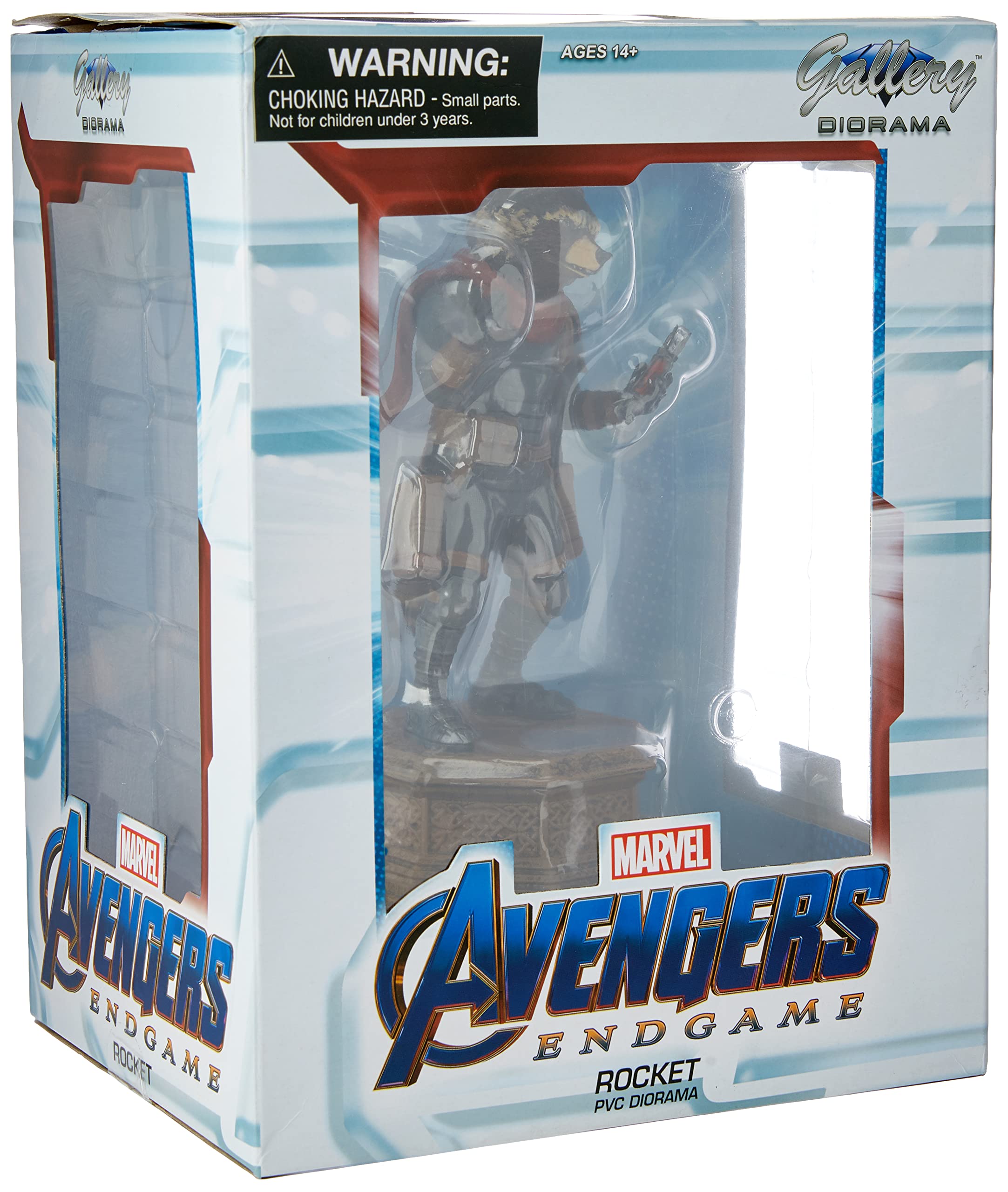 DIAMOND SELECT TOYS Marvel Gallery: Avengers Endgame Rocket PVC Figure, Multicolor