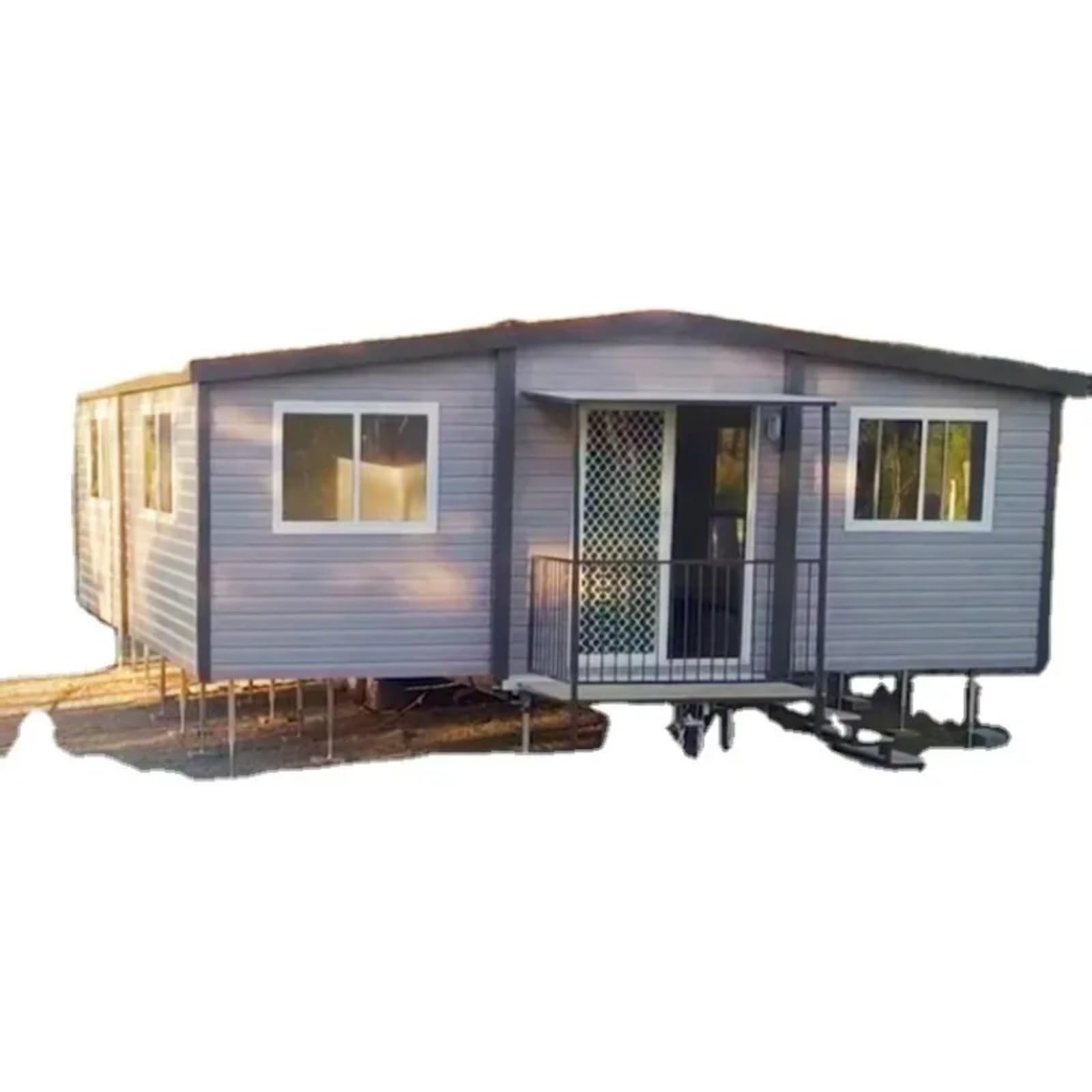 Mobile Home 3 Bedroom Foldable Flat Pack Prefab Modern 20ft 40ft Expandable Container House