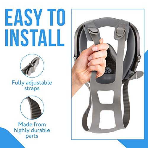 IMPRESA - Replacement Head Harness Straps for Respirator Mask - 2 Pack - Compatible with 3M Full Facepieces 6000 Series - 51131370055 - Size 6897/37005(AAD)